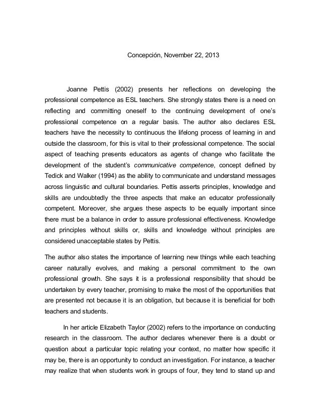  Professional Development Essay Sample Teacher s Professional 