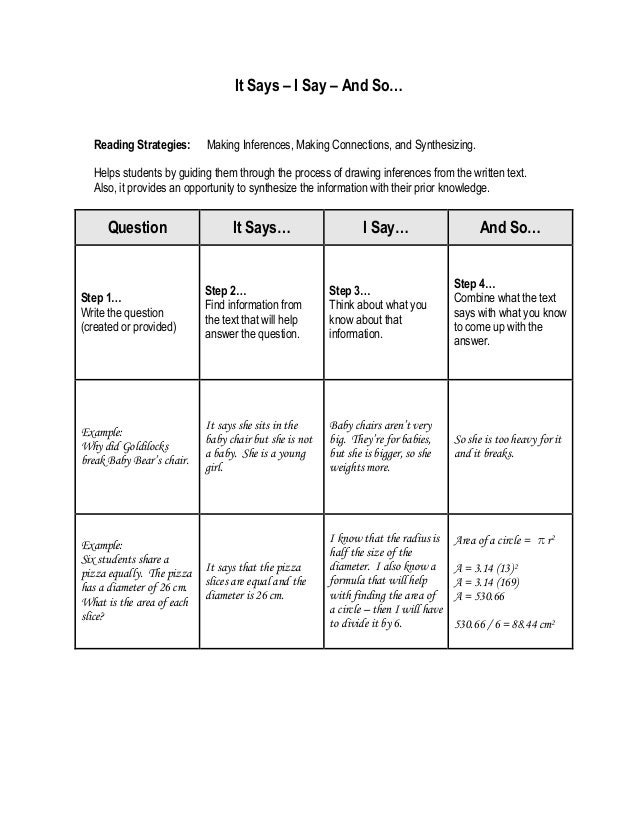 Inference Chart Graphic Organizer Inference Worksheets For Effective