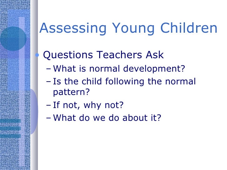 Informal Assessment Classroom