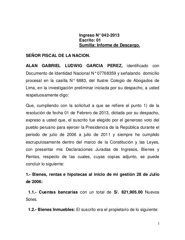 Modelo de informe simple - Imagui