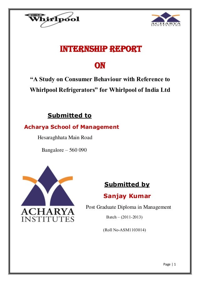 Internship Report internship-report