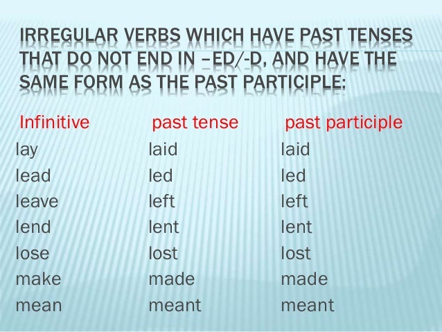 Irregular Verbs irregular-verbs