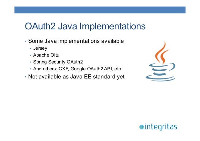 Javaone 2014 Securing Restful Resources With Oauth2