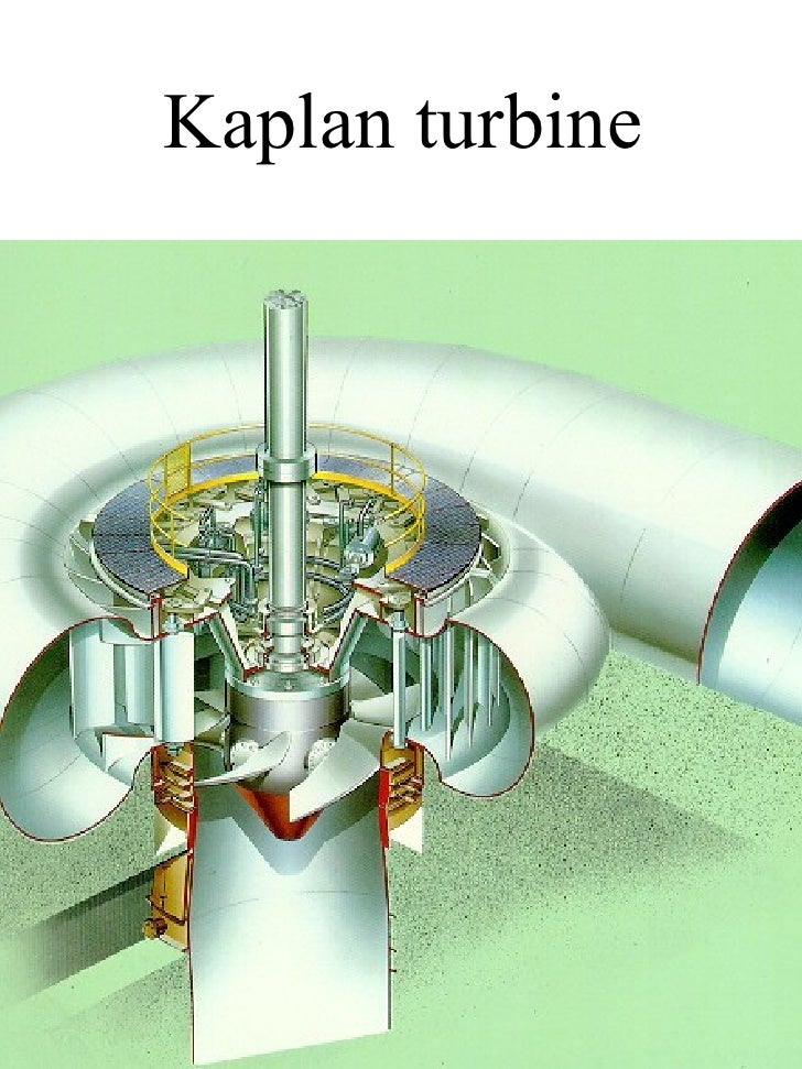 Kaplan turbines