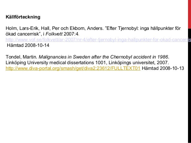 Källa på det - meningen med källhänvisningar och källförteckning