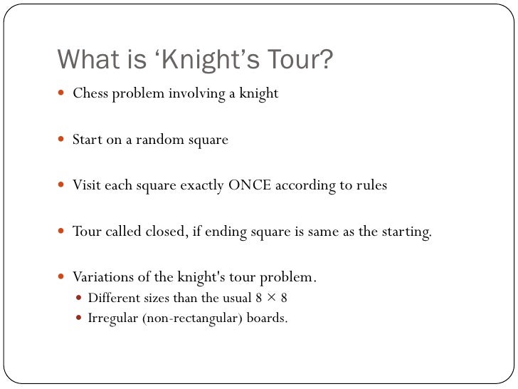 Knight's Tour