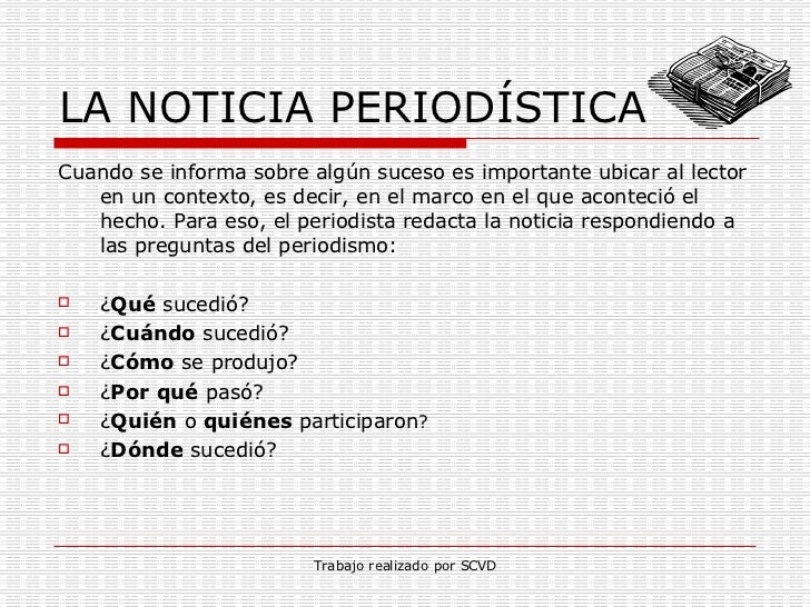 La Noticia Periodística La Noticia Periodística
