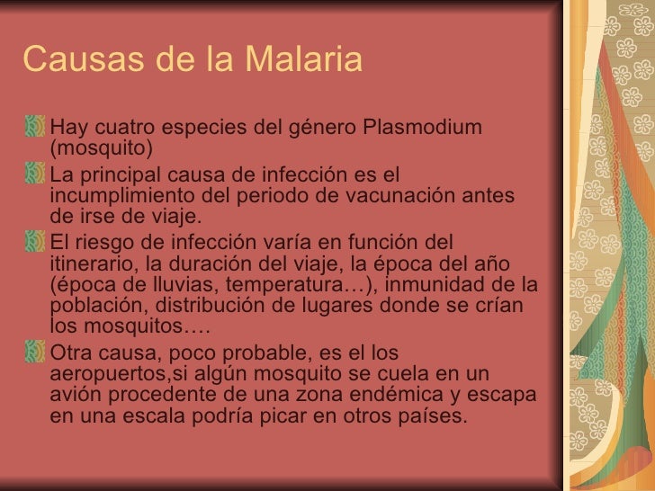 La Malaria Cmc
