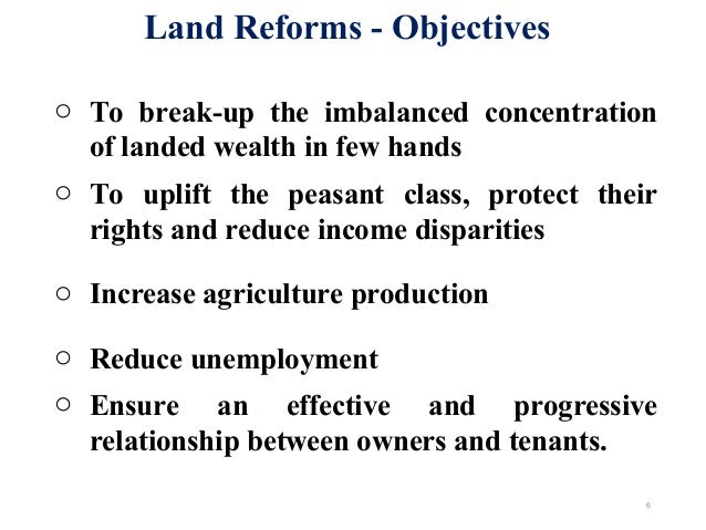 Land Reforms In Pakistan