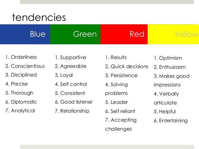 Leadership colors