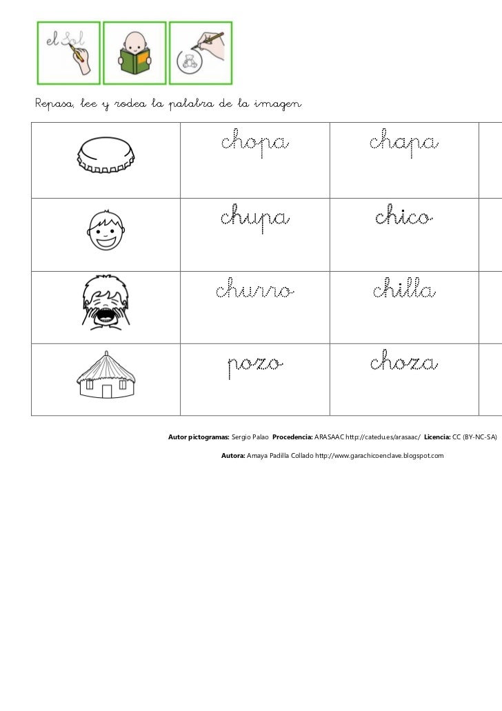 Palabras con Ch - Imagui