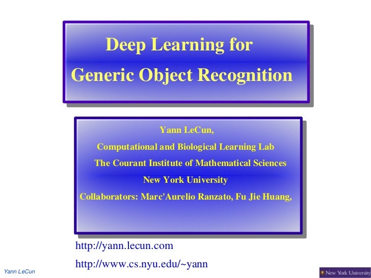 Lecun 20060816 Ciar 02 Deep Learning For Generic Object Recognition 2118
