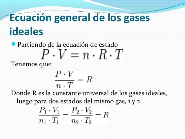 Ley de los gases ideales (1)