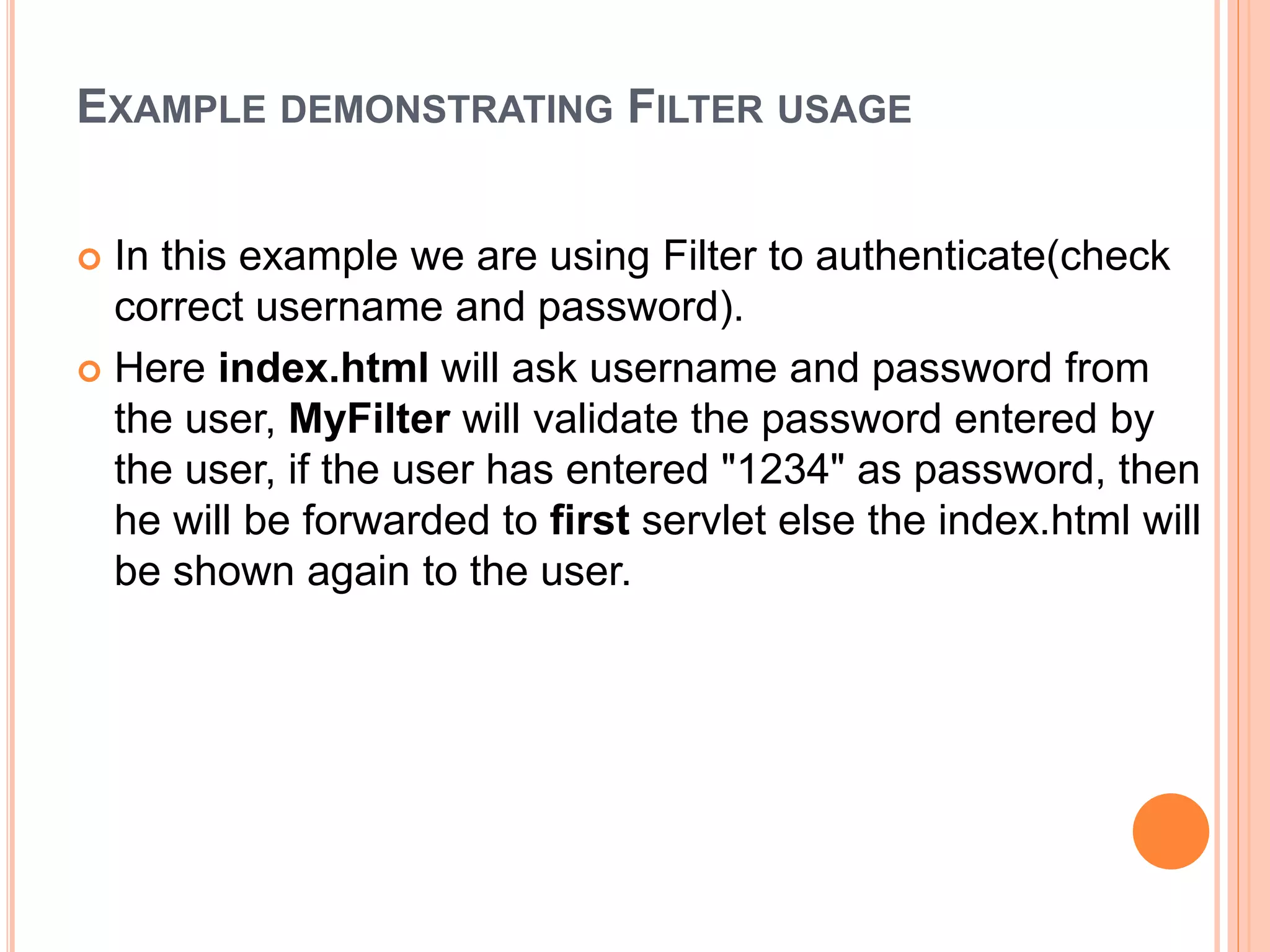 Listeners And Filters In Servlet PPT