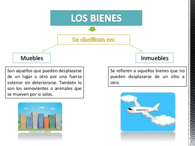 Los bienes muebles e inmuebles Los bienes muebles e inmuebles