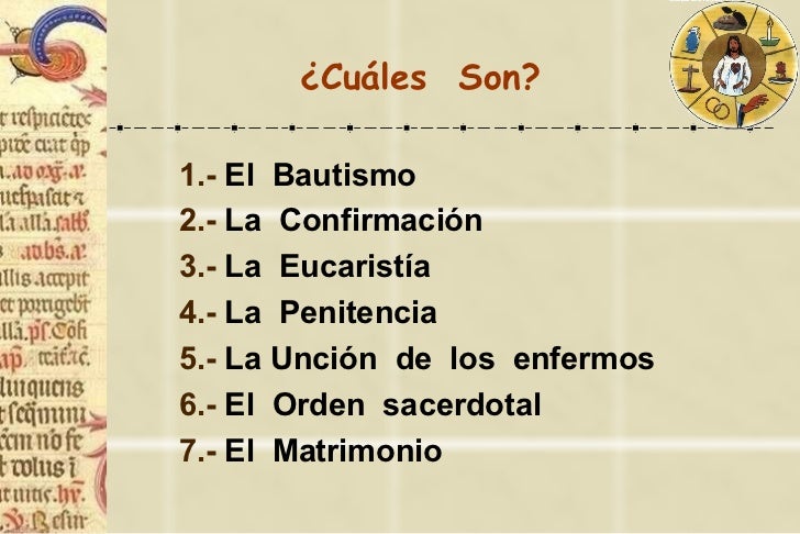 Los siete sacramentos