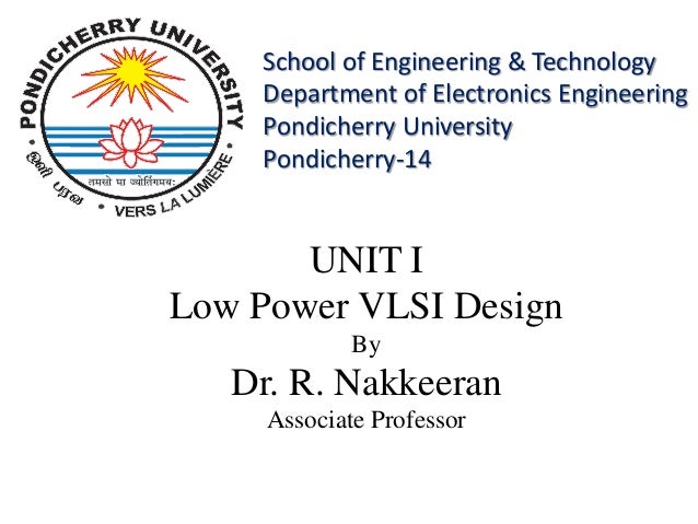 Low Power Vlsi Design Ppt