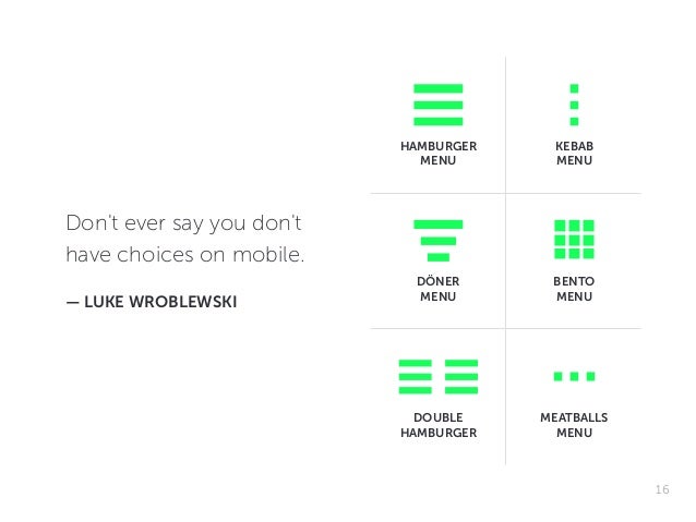 Navigation What Is The Difference Between The Horizontal Three Dots