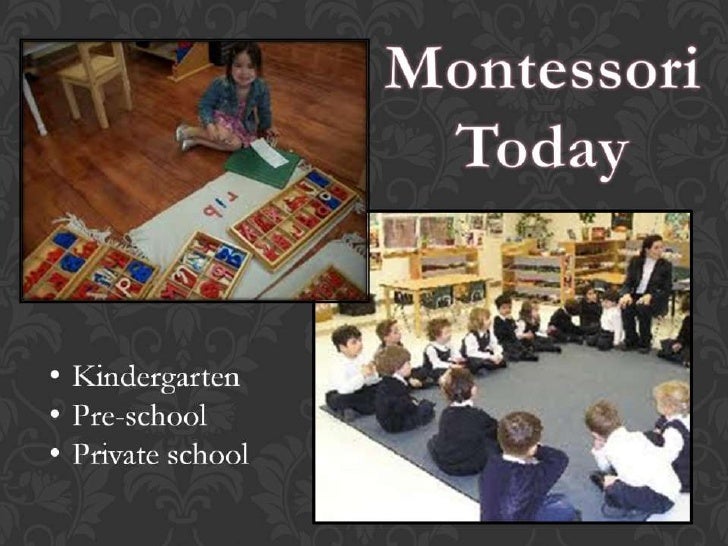 Maria montessori powerpoint