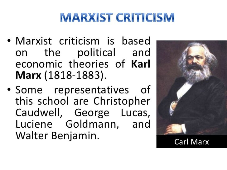 Literary Criticism Marxist Approach