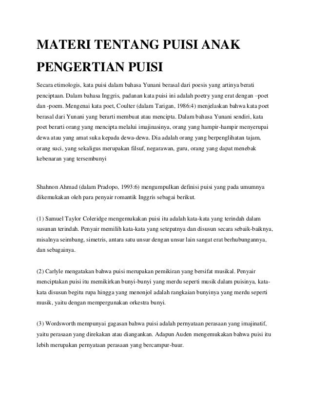 33+ Contoh Puisi Anak Sekolah Images - Contoh Puisi 33+ Contoh Puisi Anak Sekolah Images - Contoh Puisi