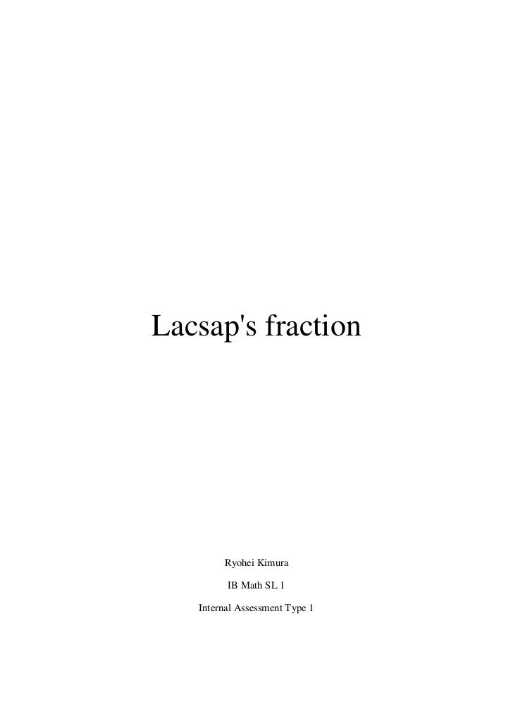 Ib Math Studies Ia Examples Ib Math Studies Ia Examples
