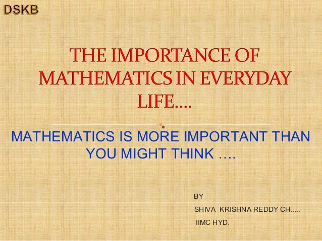 Mathematics In Every Day Life 2