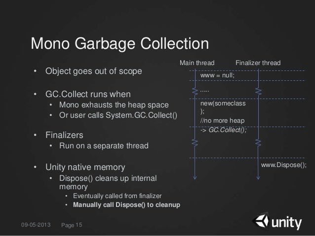 [UniteKorea2013] Memory profiling in Unity : 네이버 블로그