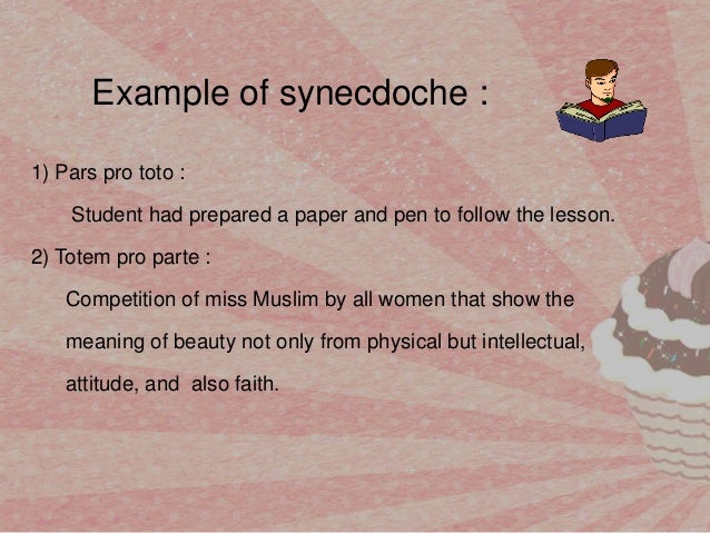 Synecdoche Examples SYNECDOCHE VS METONYMY WORKSHEETS WITH ANSWERS