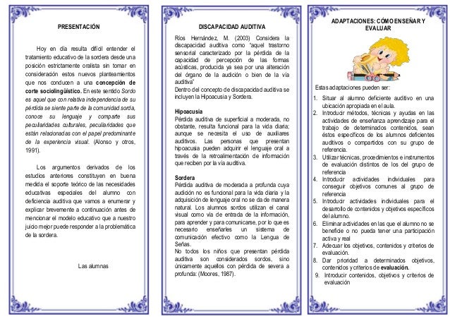 Trípticos escolares - Imagui