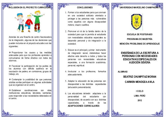 Modelo de un triptico - Imagui