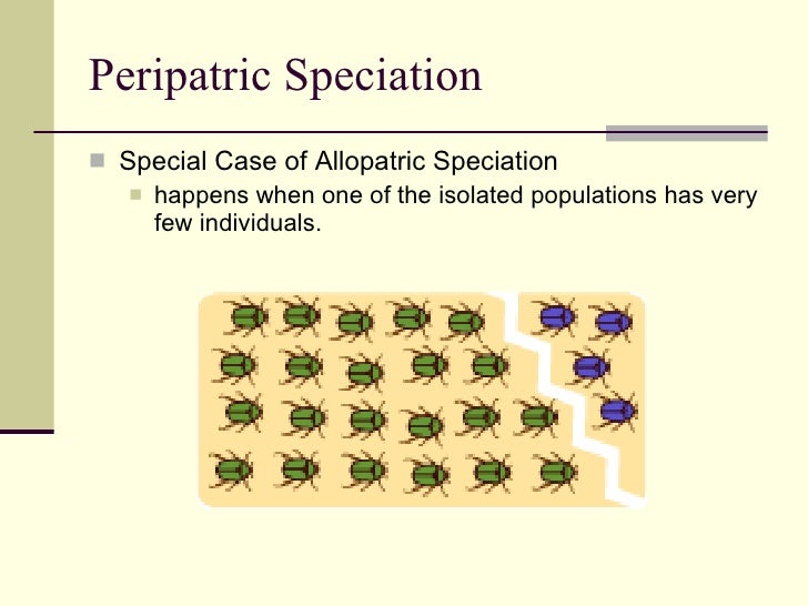 Models Of Speciation