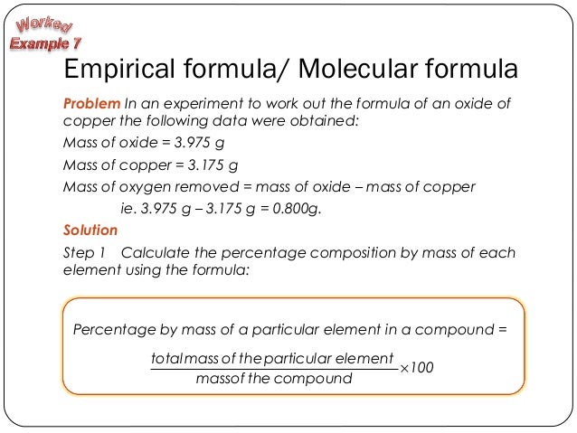 Chemistry M2 Mole concept
