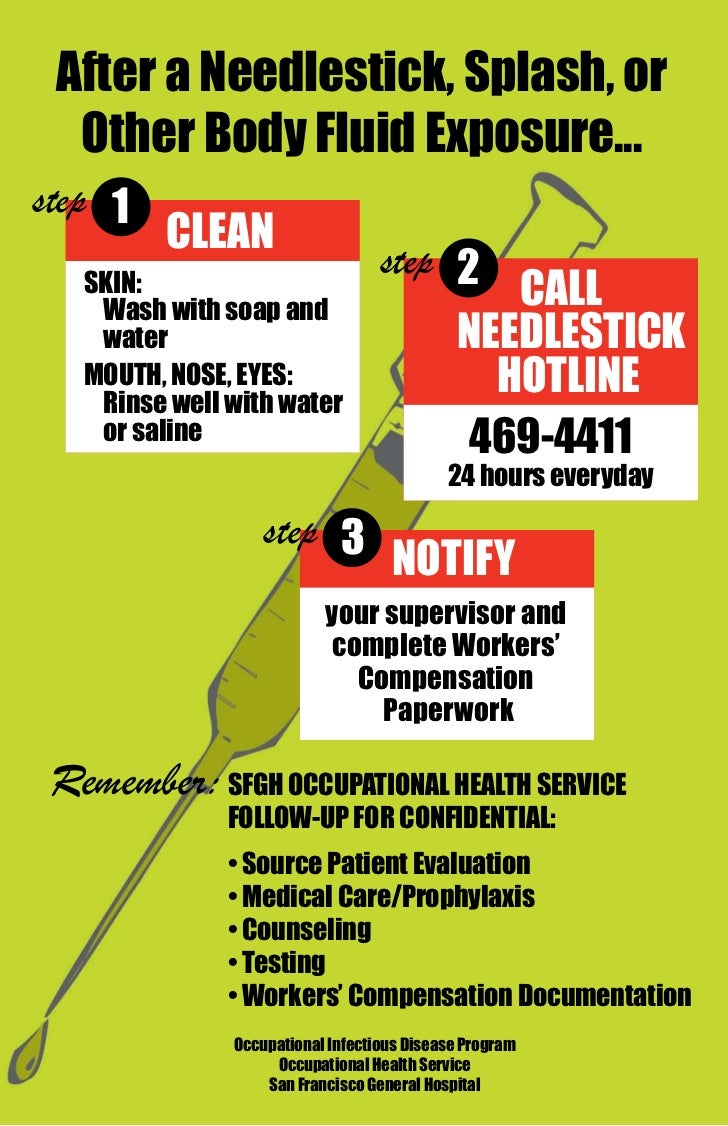 Needlestick Poster Needlestick Poster