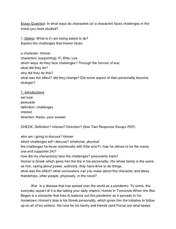 Novel Study Essay Novel Study Essay