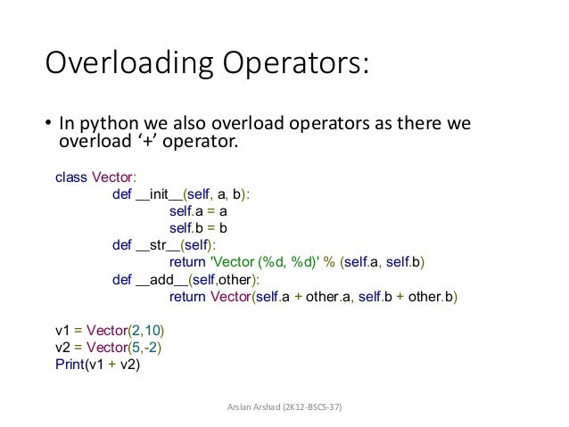 Object Oriented Programming With Python