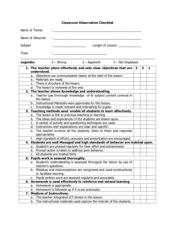 Lesson Plan Template For Teacher Observation Artifact 5 Classroom Lesson Plan Template For Teacher Observation Artifact 5 Classroom
