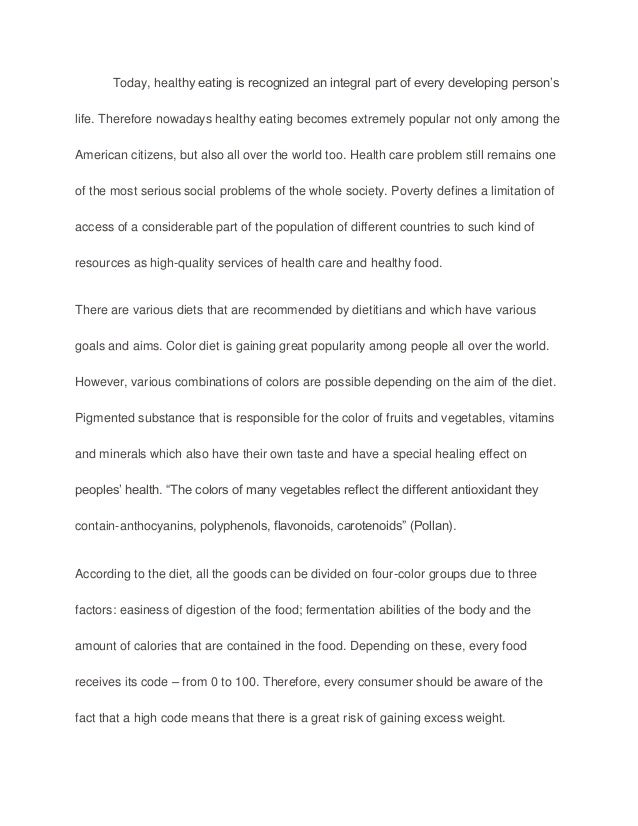 Essay Writing On Healthy Food Essay Writing On Healthy Food