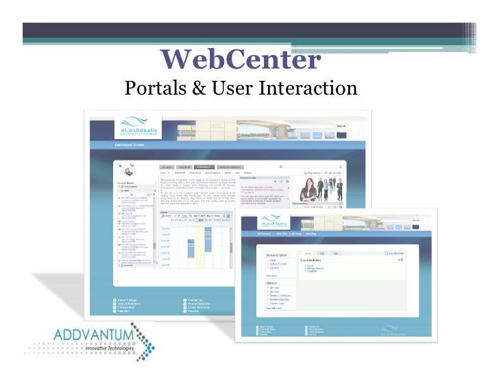 Oracle WebCenter portal Oracle WebCenter portal