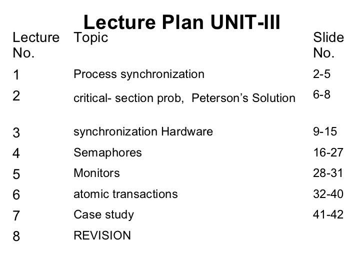 Os Process Synchronization Semaphore And Monitors