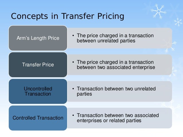 Overview of transfer pricing