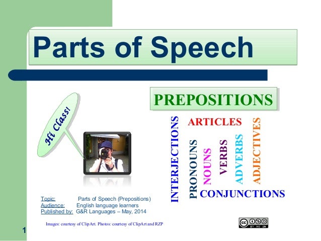 Parts of Speech (Prepositions)