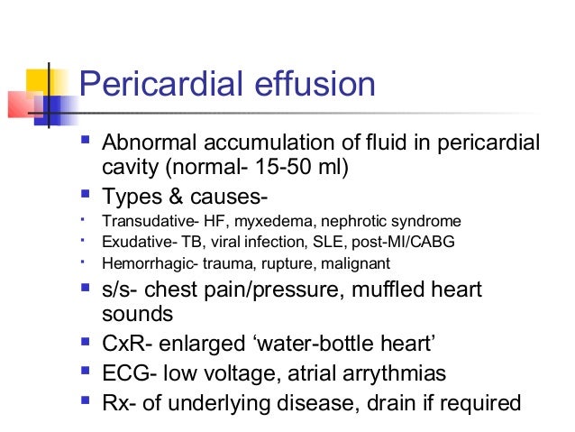 Pericardial Disease
