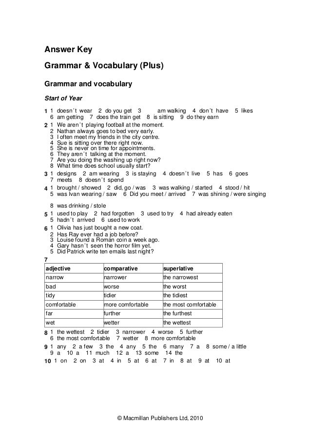 Plus Answer Key plus-answer-key
