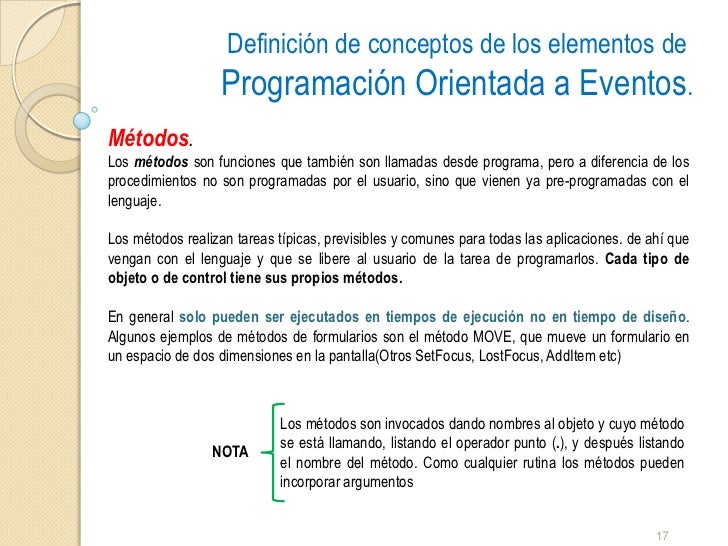 Programacion Orientada A Eventos