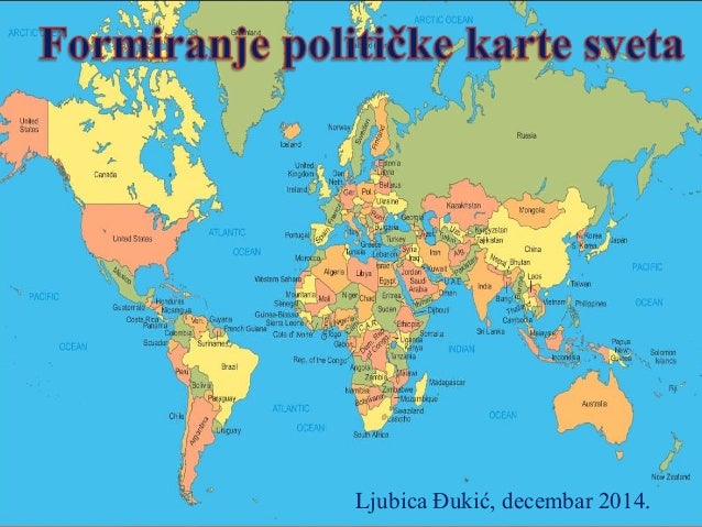 Politička karta sveta lj đ