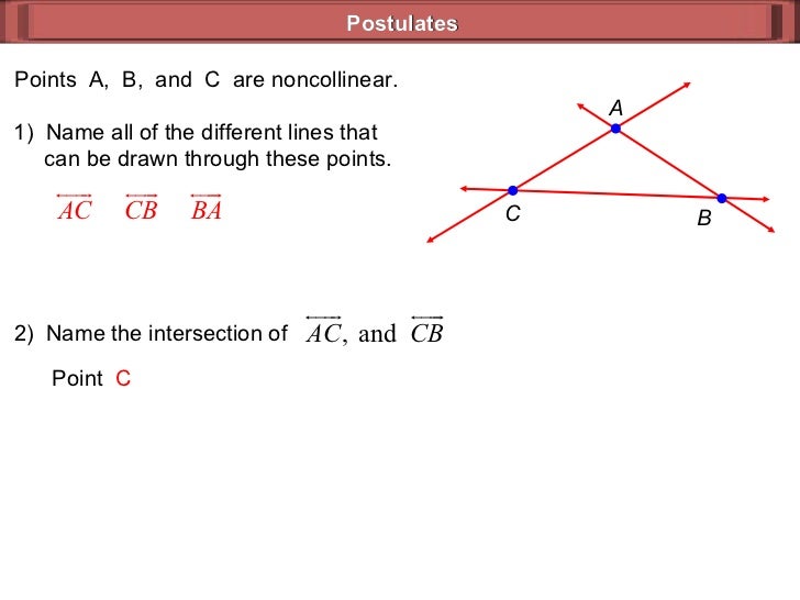 Postulates (Geometry 1_3)
