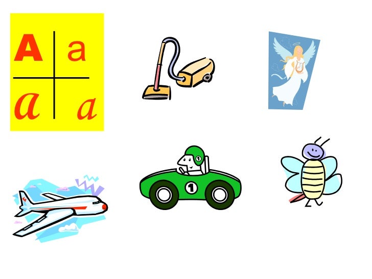 Objetos por la vocal a - Imagui