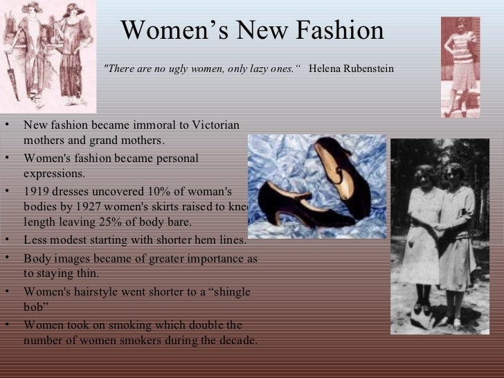 Ppt Womens Change Of Role In The 1920s Powerpoint