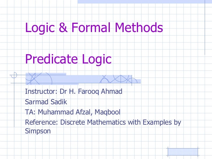 Predicate Logic